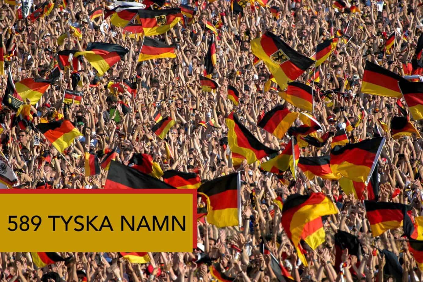 Tyska namn : 589 vanliga namn i Tyskland – Namntema – Allt om namn